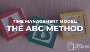 Time Management Model: The ABC Method